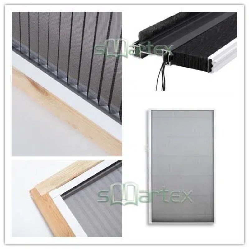 Retractable Pleated Screen Door